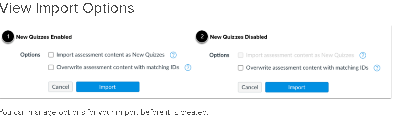 Solved Archived Qti Import As New Quizzes Instructure Community