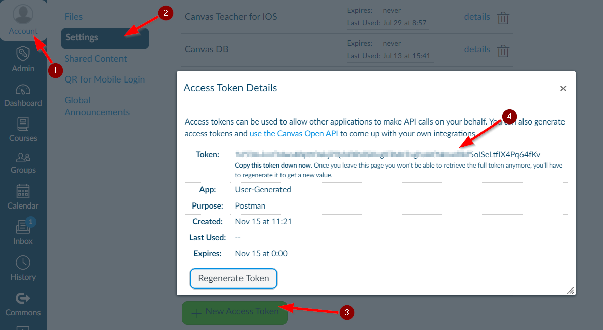 [ARCHIVED] Canvas API - Invalid access token - Instructure Community - 497245