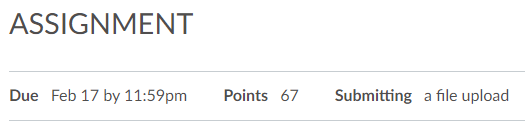 Solved Archived Assignment Submitted On Due Datetime M Instructure Community 511838