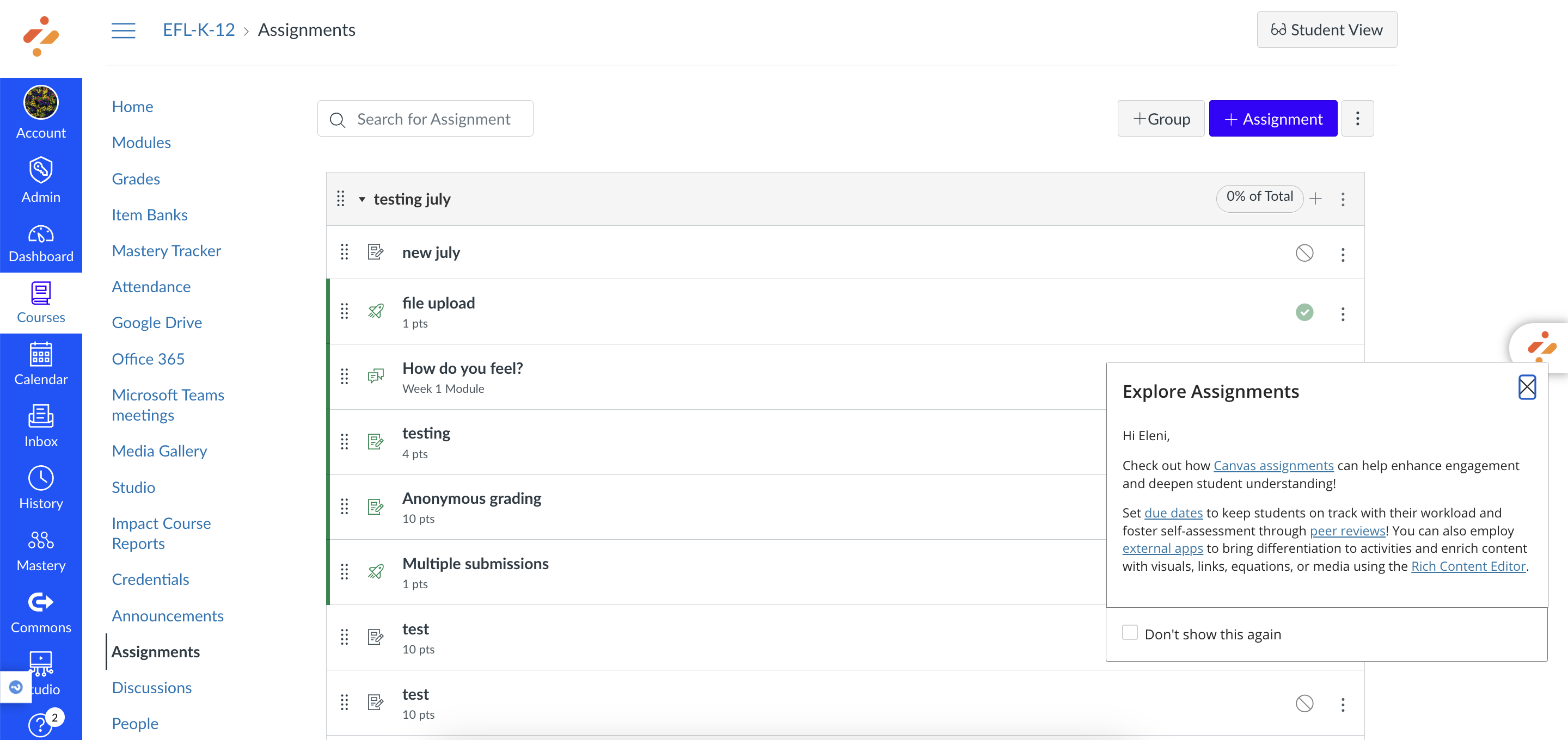 Exploring The Advantages Of Canvas Assignments Instructure Community 590137 