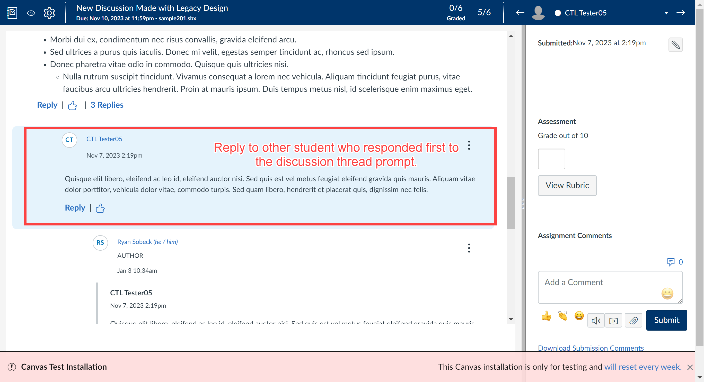 Solved: SpeedGrader in New Discussion Redesign Issue - Instructure Community - 600814