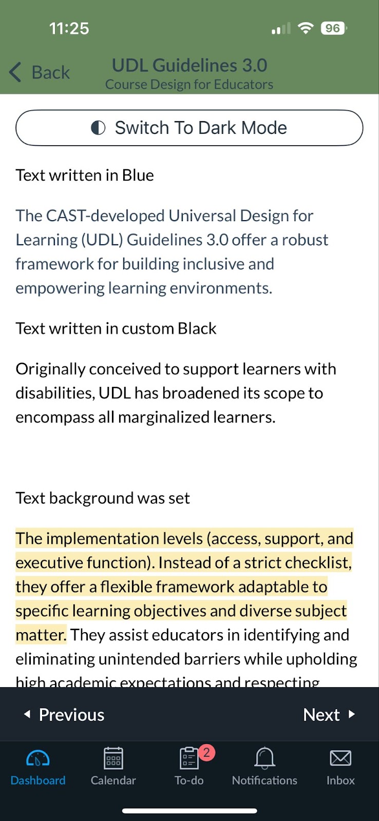 Mastering Dark Mode Design - Instructure Community - 636241
