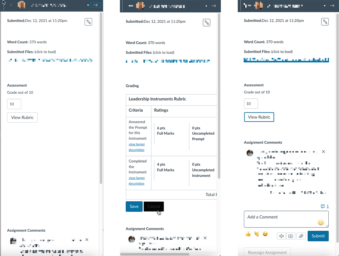 Solved: SpeedGrader UI issue 2022-08-03 - Instructure Community - 532397